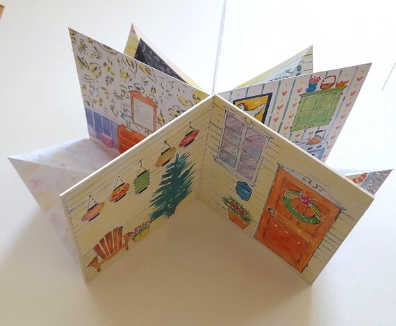 Dollhouse Book / 3D Folding House
