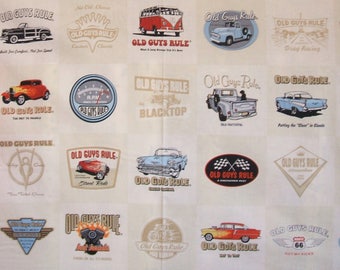 Vintage car fabric | Etsy