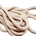 Ivory Off White Braided Rope Cord Semisoft Trim Cord