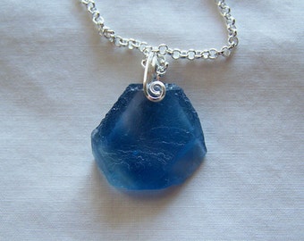 Mini Crystal Ball With Silver Star Jewelry Pendant by mymysticgems