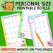 PRINTABLE Personal Size Cute Kawaii London DIY by CuteOrganizing