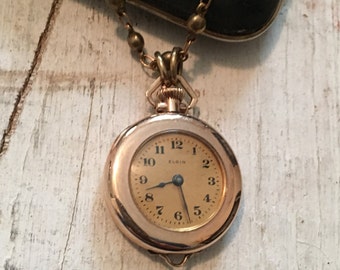 Pocketwatch necklace | Etsy