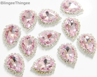 Small Tiara Silver Metal Rhinestone Faux Ivory by BlingeeThingee