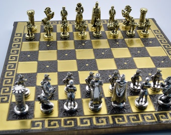 Items similar to Epic Dragon Chess Set - Glass Board, Polymer Clay ...