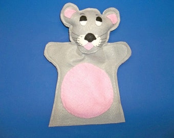 Mouse felt puppet | Etsy