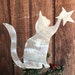 Kitty Cat Cat Christmas Tree Topper Wreath Decor Holiday