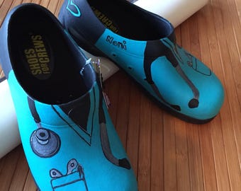 Hand painted dansko | Etsy