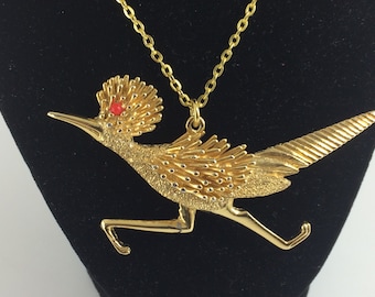 Roadrunner necklace | Etsy