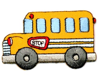 School bus patch | Etsy