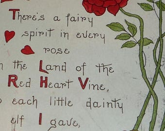 Roses are red poem | Etsy