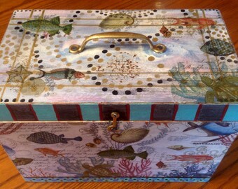 Ocean decoupage | Etsy