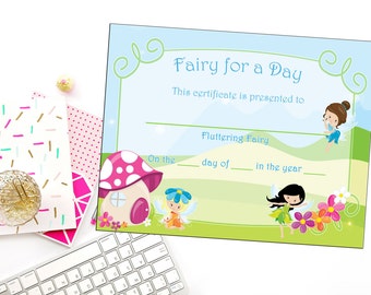 Fairy certificate | Etsy