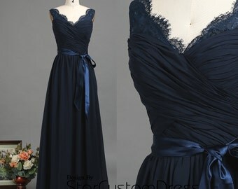 Slate blue dress | Etsy