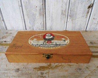 Painted cigar box | Etsy