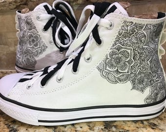 Mandala shoes | Etsy