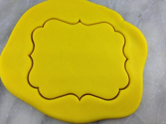 Plaque 13 Cookie Cutter Outline SHARP EDGES FAST Shipping