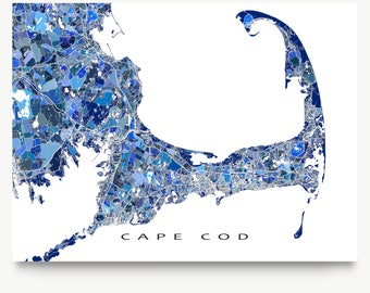 Cape Cod Art Print Cape Cod Skyline Cape Cod Wall Art MA