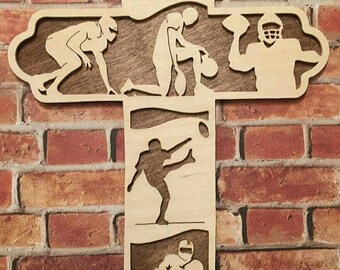 Football wood | Etsy