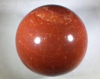 LARGE RUBY In MATRIX Sphere Natural Stone Hand by AandSCrystals