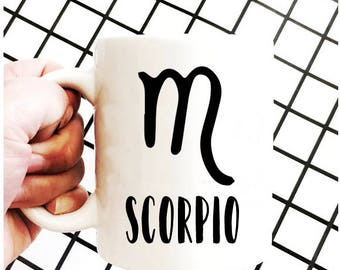 Scorpio mug | Etsy