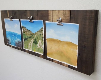 Wood photo holder | Etsy