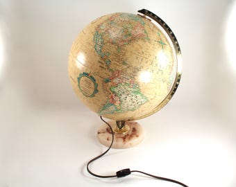 Light up globe | Etsy