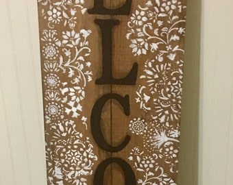 Rustic yard sign | Etsy