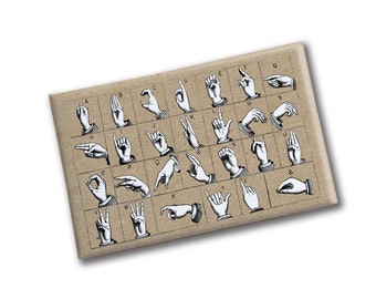 Alphabet magnets | Etsy