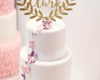 Rustic cake topper | Etsy