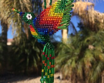 Beaded hummingbird | Etsy