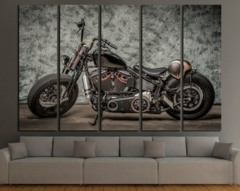 Motorcycle poster | Etsy