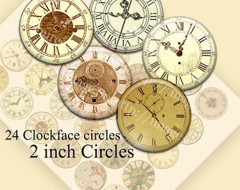 Printable clock face | Etsy