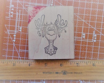 Moose stamp | Etsy