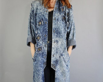 Denim duster | Etsy