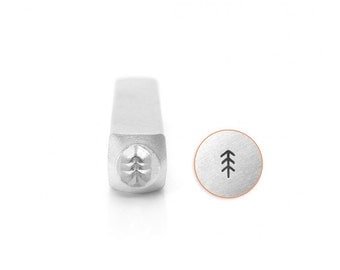 Pine tree stamp | Etsy