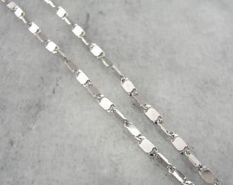 Rectangle link chain | Etsy