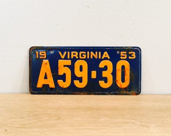 Mini license plate | Etsy