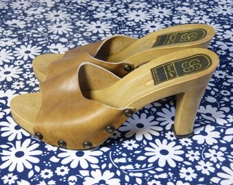 High heel clogs | Etsy