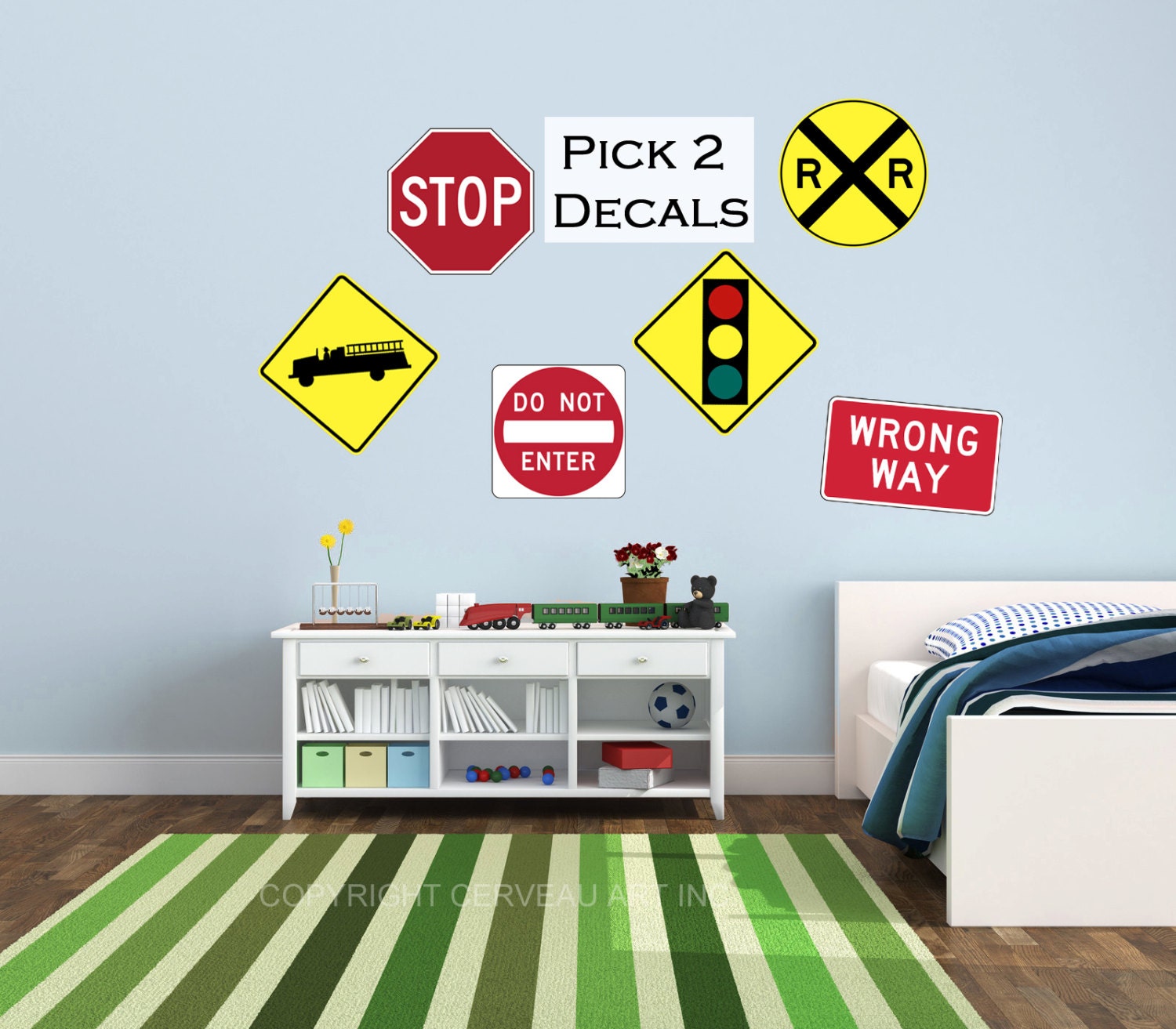 Road Signs Decals Transportation Decals Pick 2 Traffic