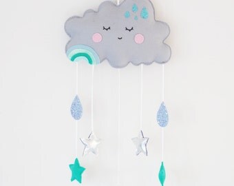 Raindrop mobile | Etsy