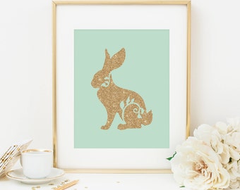 Mint bunny | Etsy