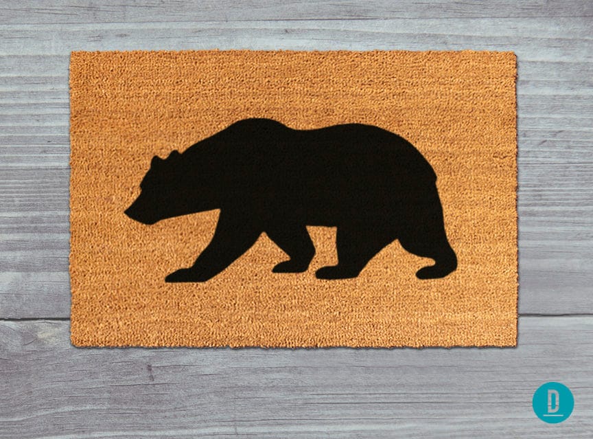 Bear Doormat Bear Door Mat Bear Welcome Mat Doormat Door