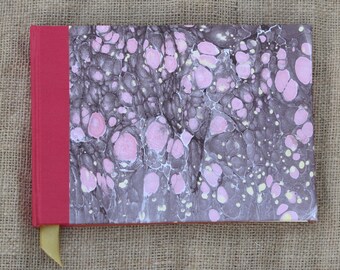 Marbled book | Etsy