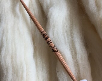 Flax Spindle Large Sized by HersheyFiberArts on Etsy
