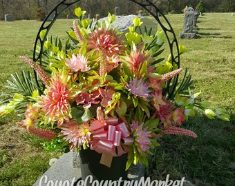 Cemetery flowers | Etsy