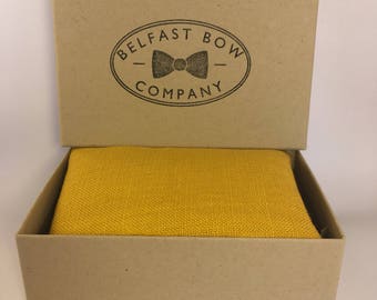 Yellow pocket square | Etsy