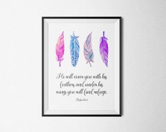 Painted feathers | Etsy