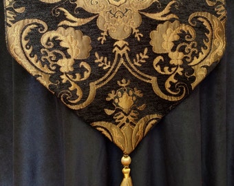 Damask table runner | Etsy