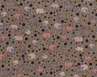 Pig fabric | Etsy