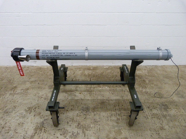 inert empty US Army / Marine Corps 5-inch Mk22 MICLIC rocket